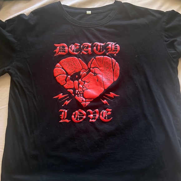 Tops | Emo Death Love Tshirt | Poshmark
